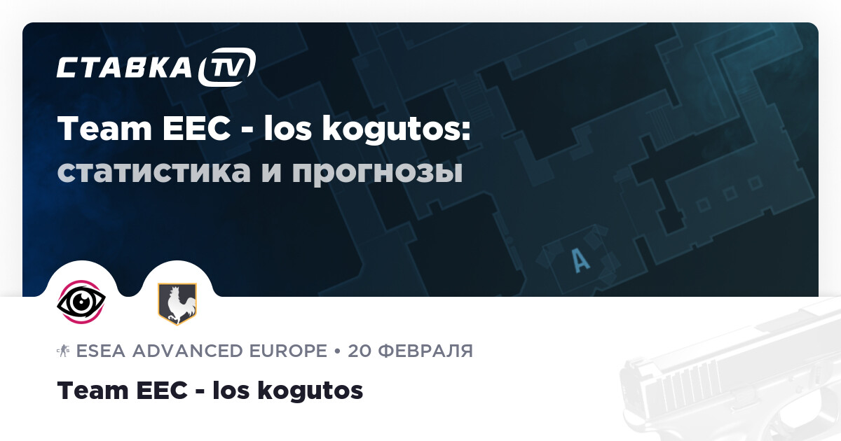 Результат Team EEC - los kogutos 20 февраля 2023: счёт и статистика матча