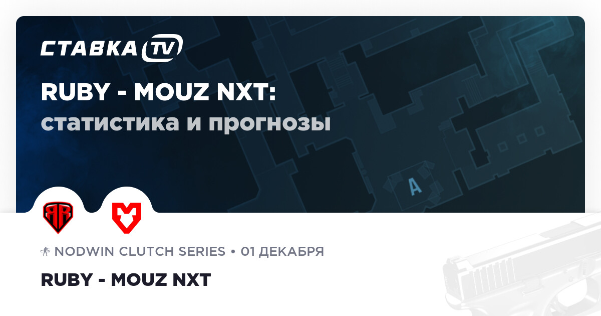RUBY — MOUZ NXT: прогнозы 1 декабря 2025 | СТАВКА ТВ