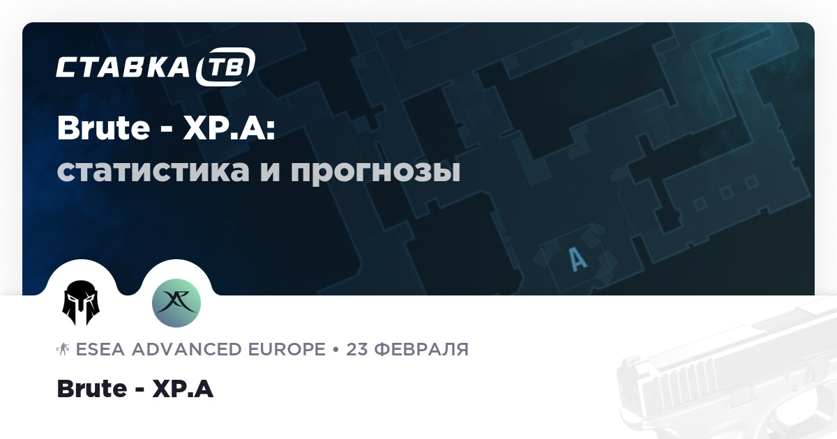 Brute — XP Academy: прогнозы 23 февраля 2025 | СТАВКА ТВ